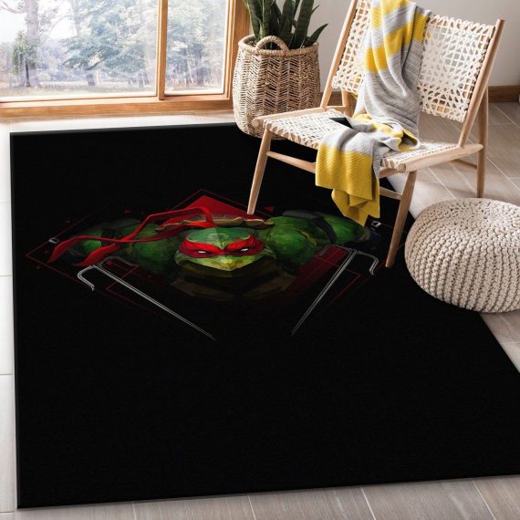 Raphael Red Tmnt Teenage Mutant Ninja Turtles Rectangular Rug Hg ...