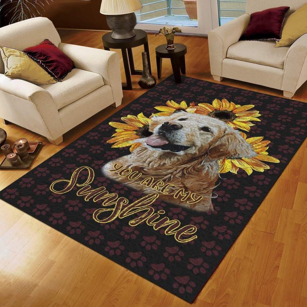 Golden Retriever Sunshine Be Together Rug – Myclothywave Shop