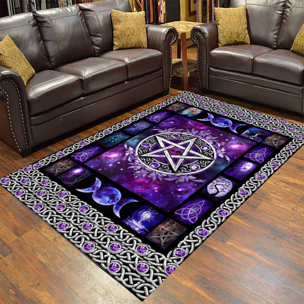 Witch Vibe Purple Pentagram – Rug – Corethermax