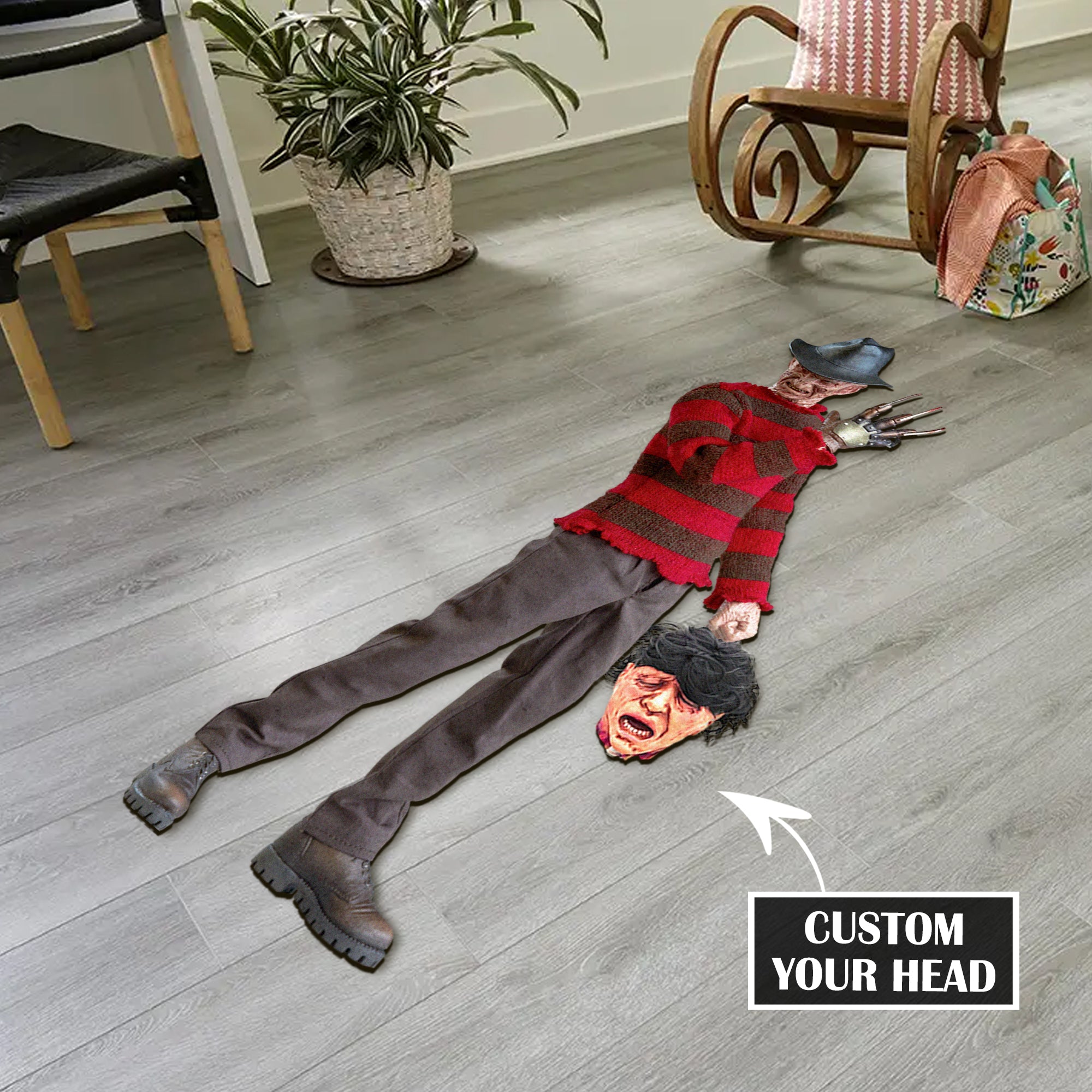 Hlk Personalized Killer Fk Holding Head Rug – Justbeperfect Fashion Shop