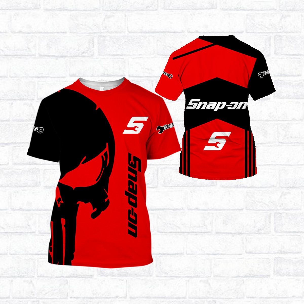 3D All Over Printed Snap-On Ttt-Va Shirts Ver 1 (Red) - Redditprint NDP Store