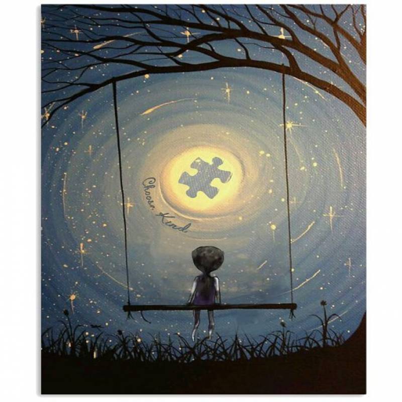 Choose kind autism awareness poster - Poster Art Design Choose kind autism awareness poster - Poster Art Design