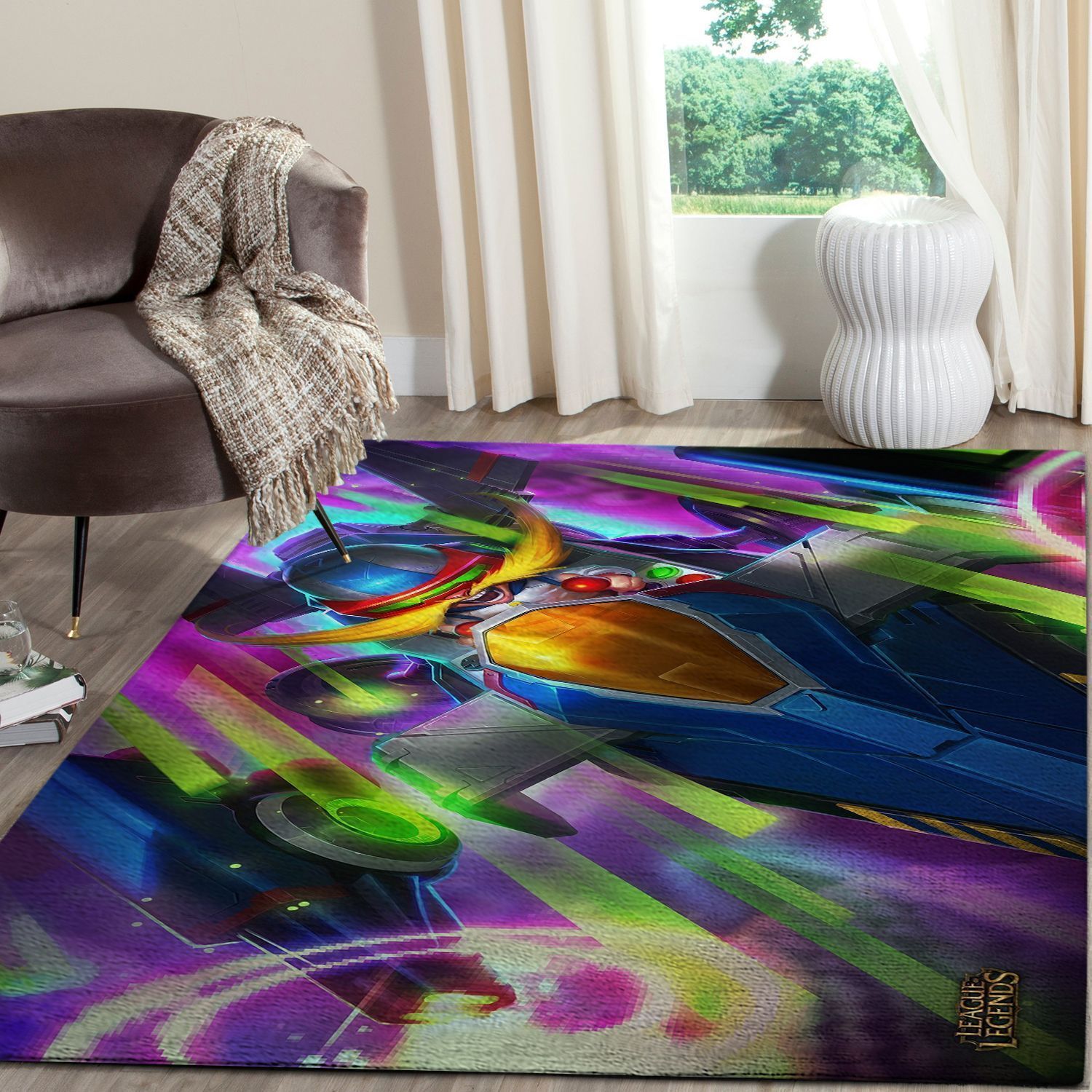 League Of Legends Corki Fn070220 Gaming Area Rug – Floor Decor The Us Decor
