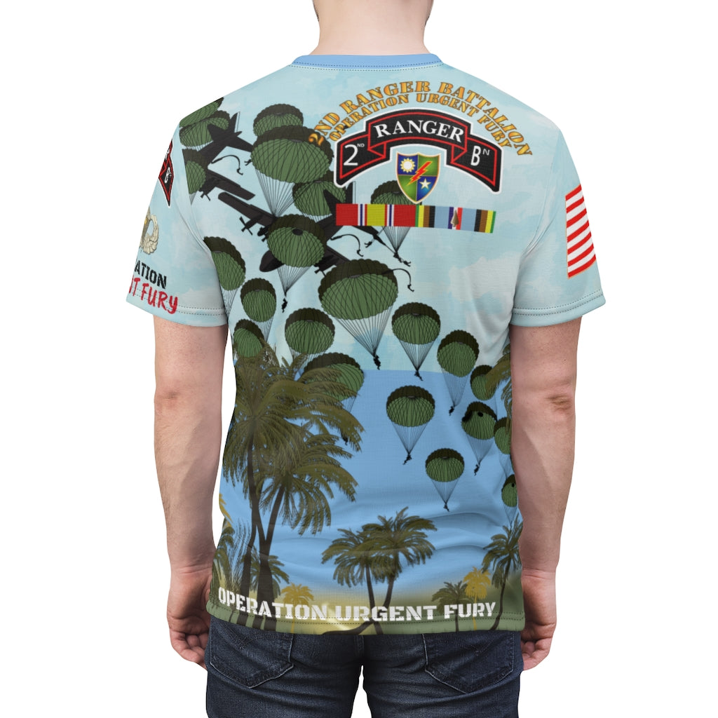 All Over Printing - Army - 2Nd Ranger Battalion (Airborne) - Operation ...