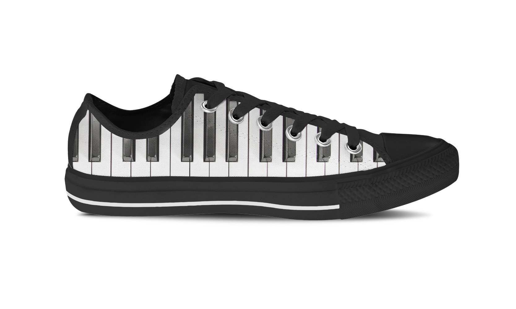 Piano Keyboard Low Top Shoes - VMTees