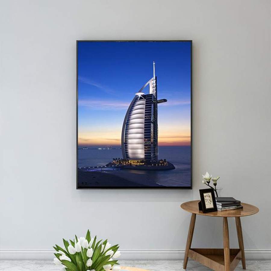 New York Skyscrapers Posters and Prints Cityscape Wall Art - Poster Art ...