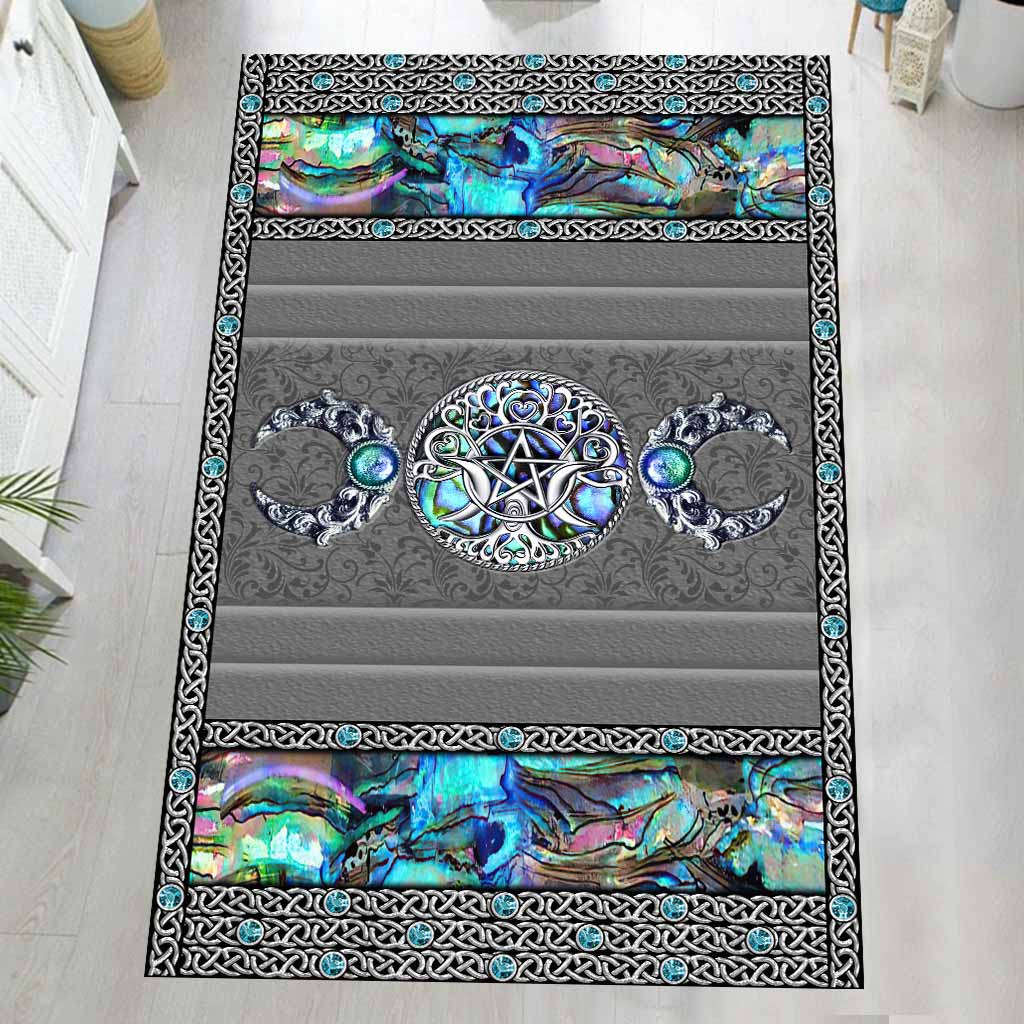 My Spirit Triple Moon – Witch Rug With 3D Pattern Print – Corethermax