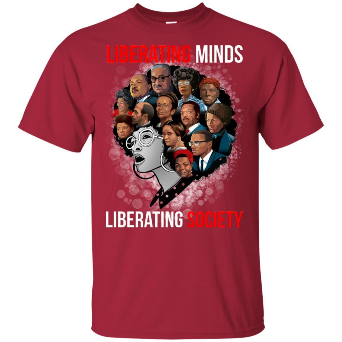 Liberating Minds Liberating Society T Shirt African American Clothing liberating-minds-liberating-society-t-shirt-african-american-clothing