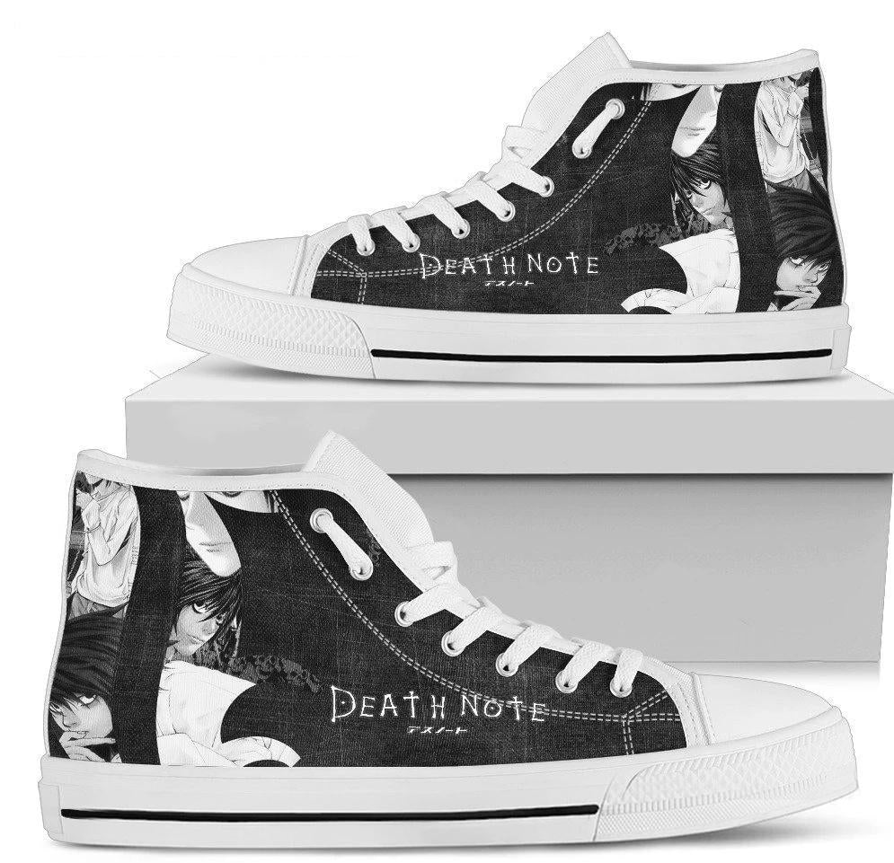 Death Note Anime Sneakers High Top Shoes Nh10 - VMTees