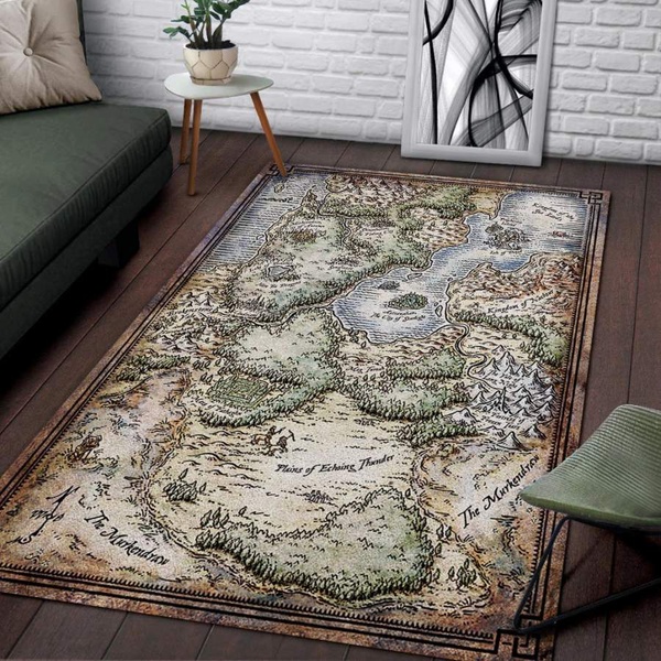 DD1006 Rug Feywild Map Dungeons & Dragons Fantasy Tabletop Role-playing ...