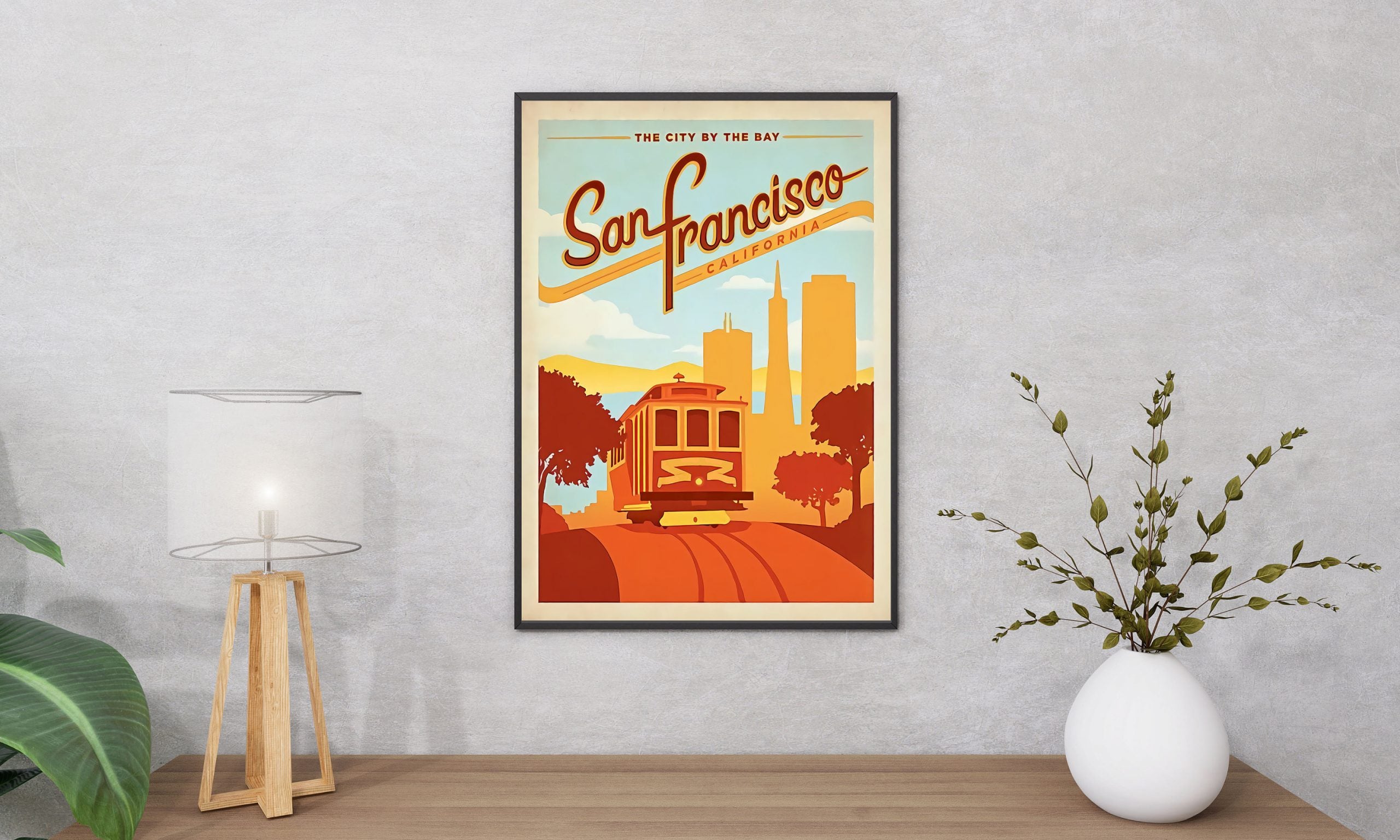 Vintage San Francisco Posters, Vintage Travel Poster, Travel Art, Retro ...