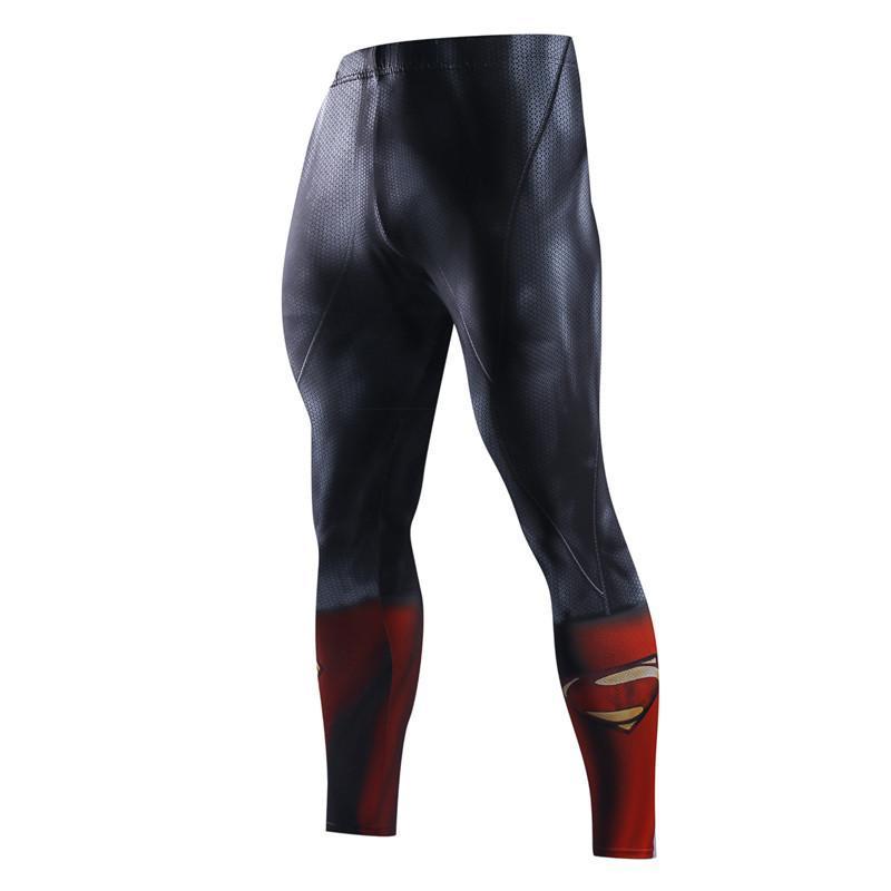 Superman Pant 3D Printed Elastic Waist Superman Costume Pant – Kabusvuya