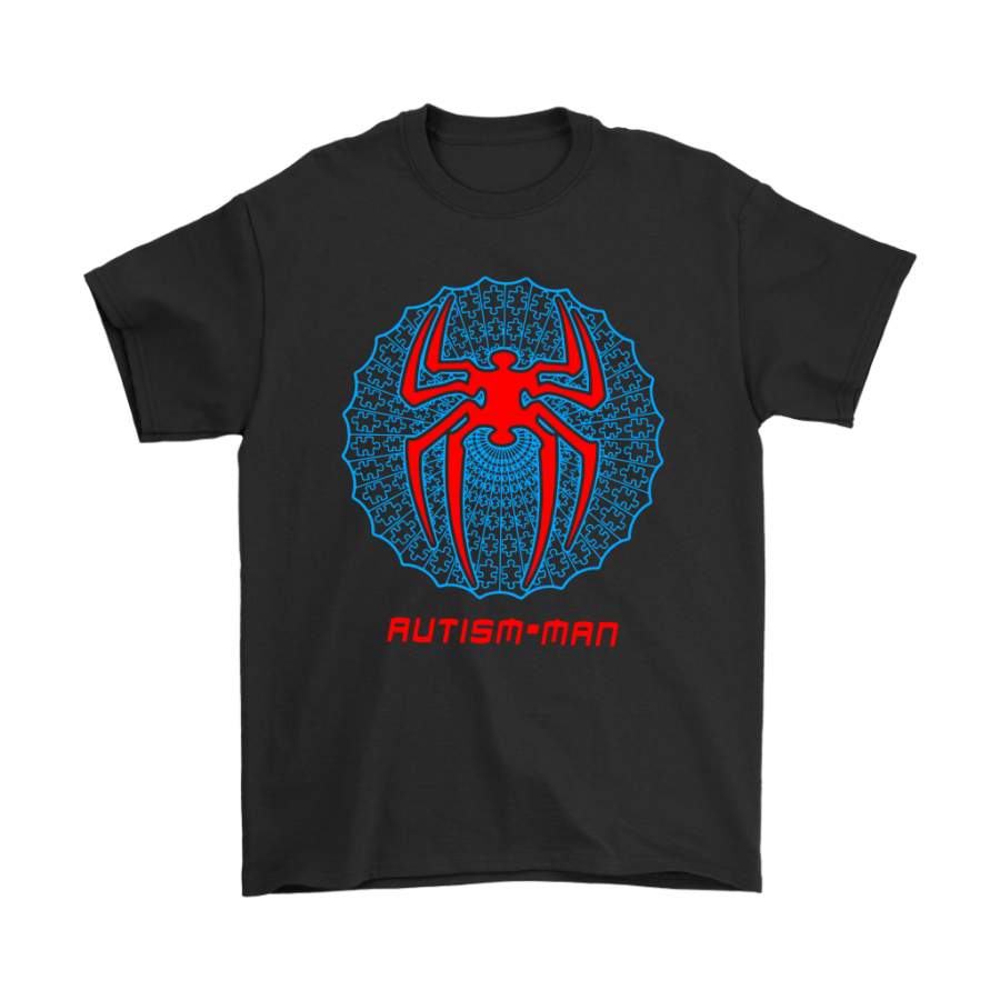 Autism-Man Spider-Man Connected Puzzle Autism Awareness Shirts ...