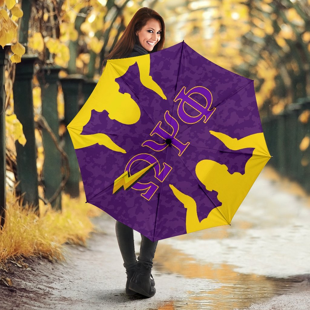 Omega Psi Phi 1911 Fraternity Hand Sign Royal Purple And Gold 3D