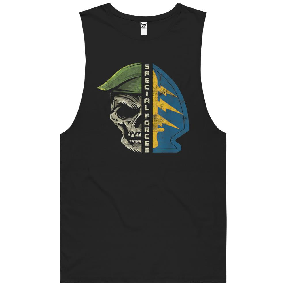 Army Special Forces Green Beret Skull Patch Oda Gift T-Shirt Tank Top ...