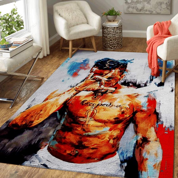 xxxtentacion - Music Painting Art For Fans Area Rug Living Room Carpet ...