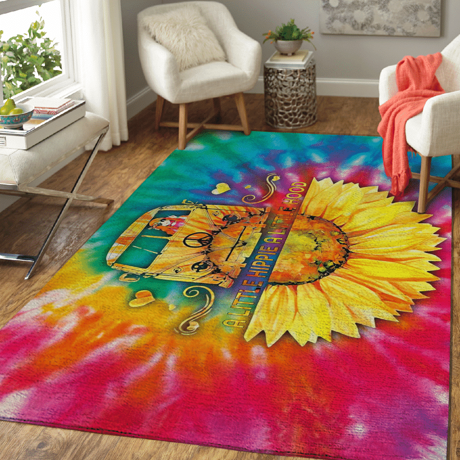 Hippie Tie Dye Rug