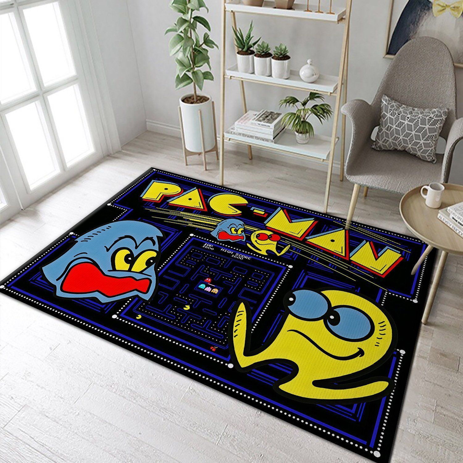 Pacman Gaming Area Rugs Living Room Carpet FN231112 Christmas Gift ...