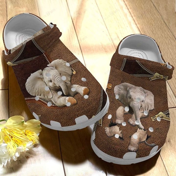 Elephant Cute Elephants 6 Crocss Classic Clogs Shoes For Men Women Kids ...