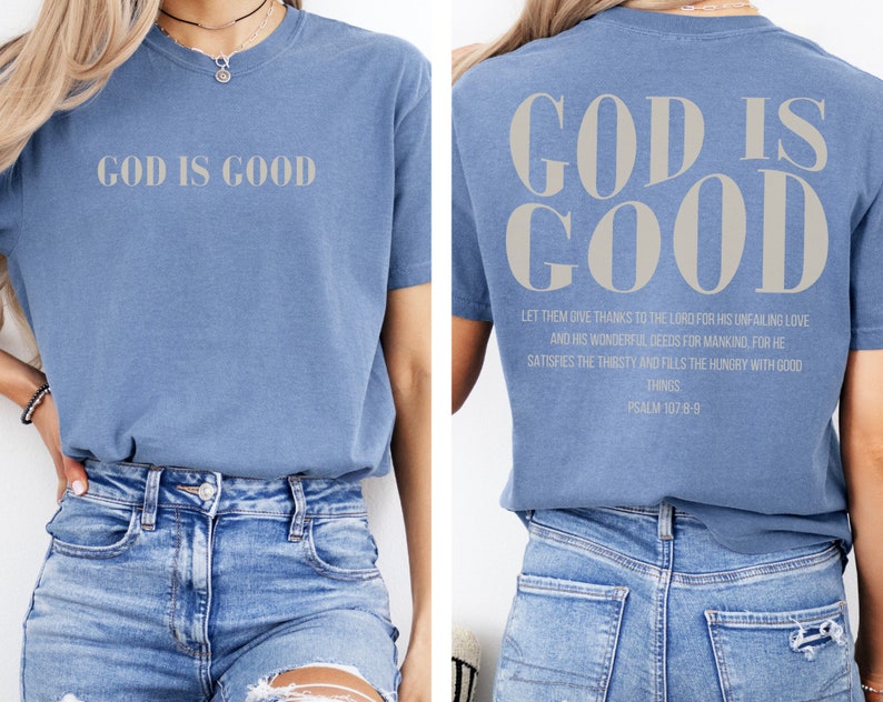 God is Good Christian Shirts Jesus Shirt Christian Merch Bible Verse ...