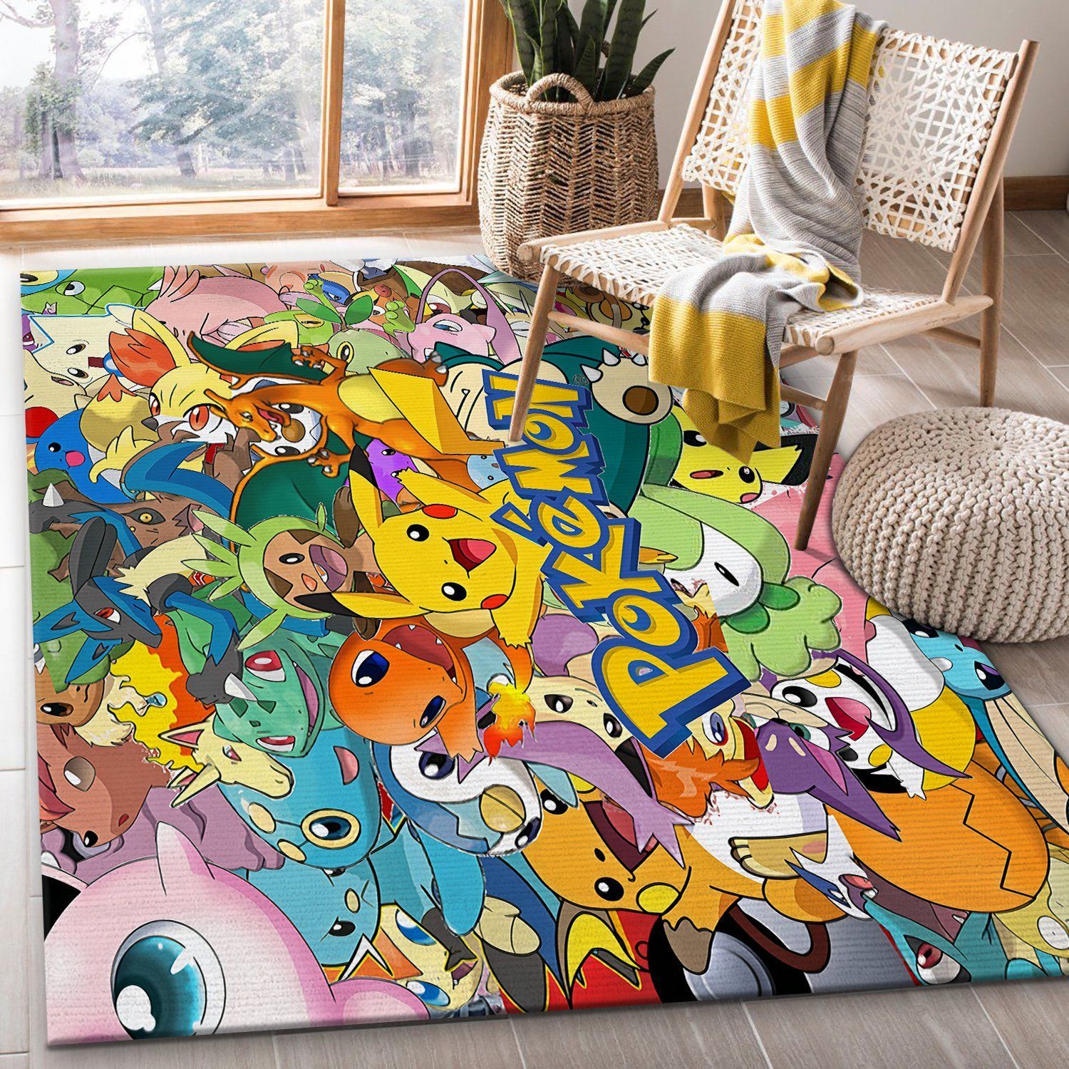 All Pokemon Area Rugs Living Room Carpet FN271125 Christmas Gift Floor ...