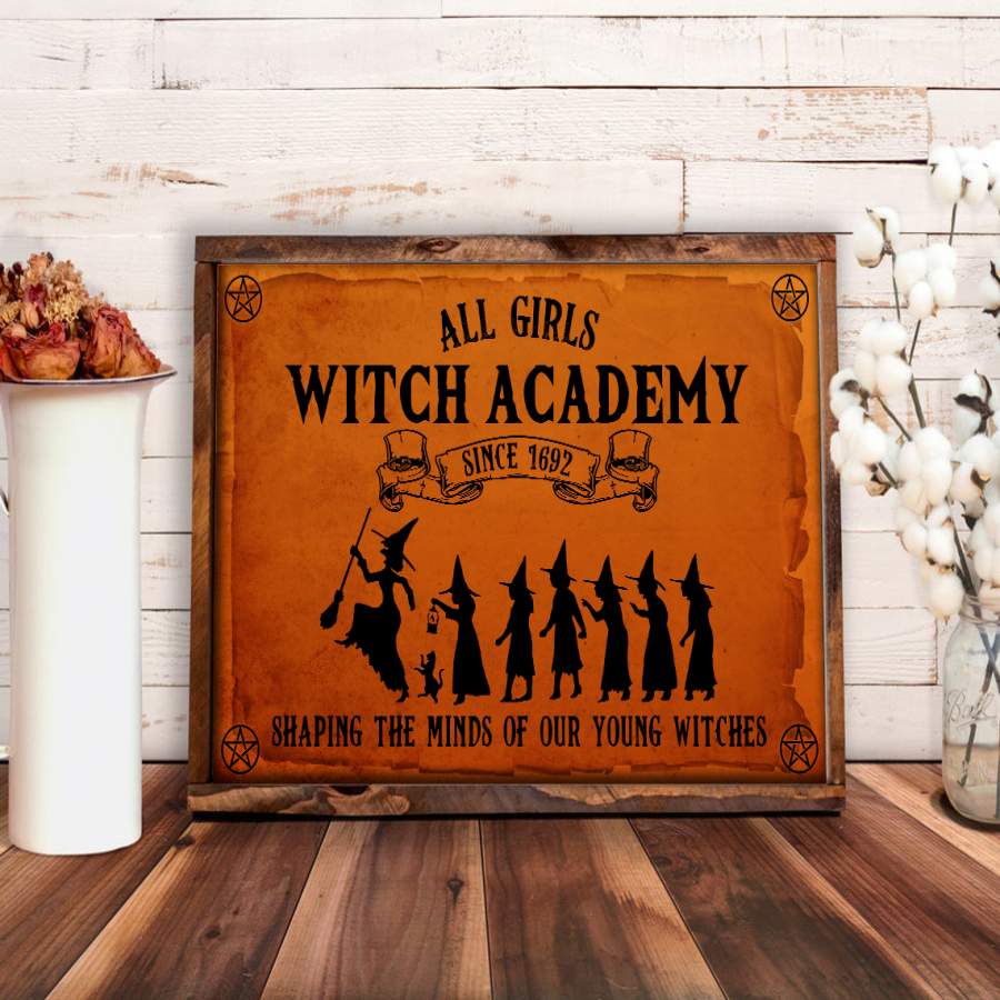 All Girls Witch Academy Poster - Poster Art Design