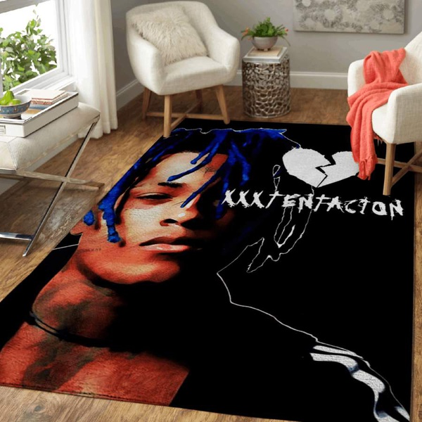 XXXTentacion The Legend Rapper Hiphop Pop Art Area Rug - Pinkato Store