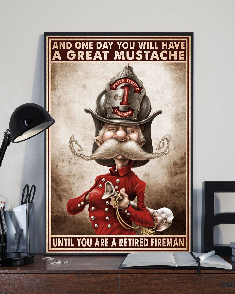 And One Day You Will Have A Great Mustache Poster And Canvas, Wall ...