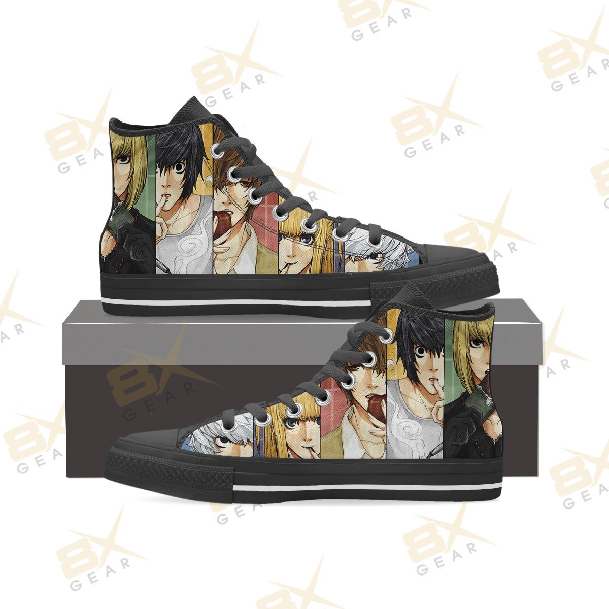 Death Note Sneakers Shinigami High Top Shoes For Anime Fan - VMTees