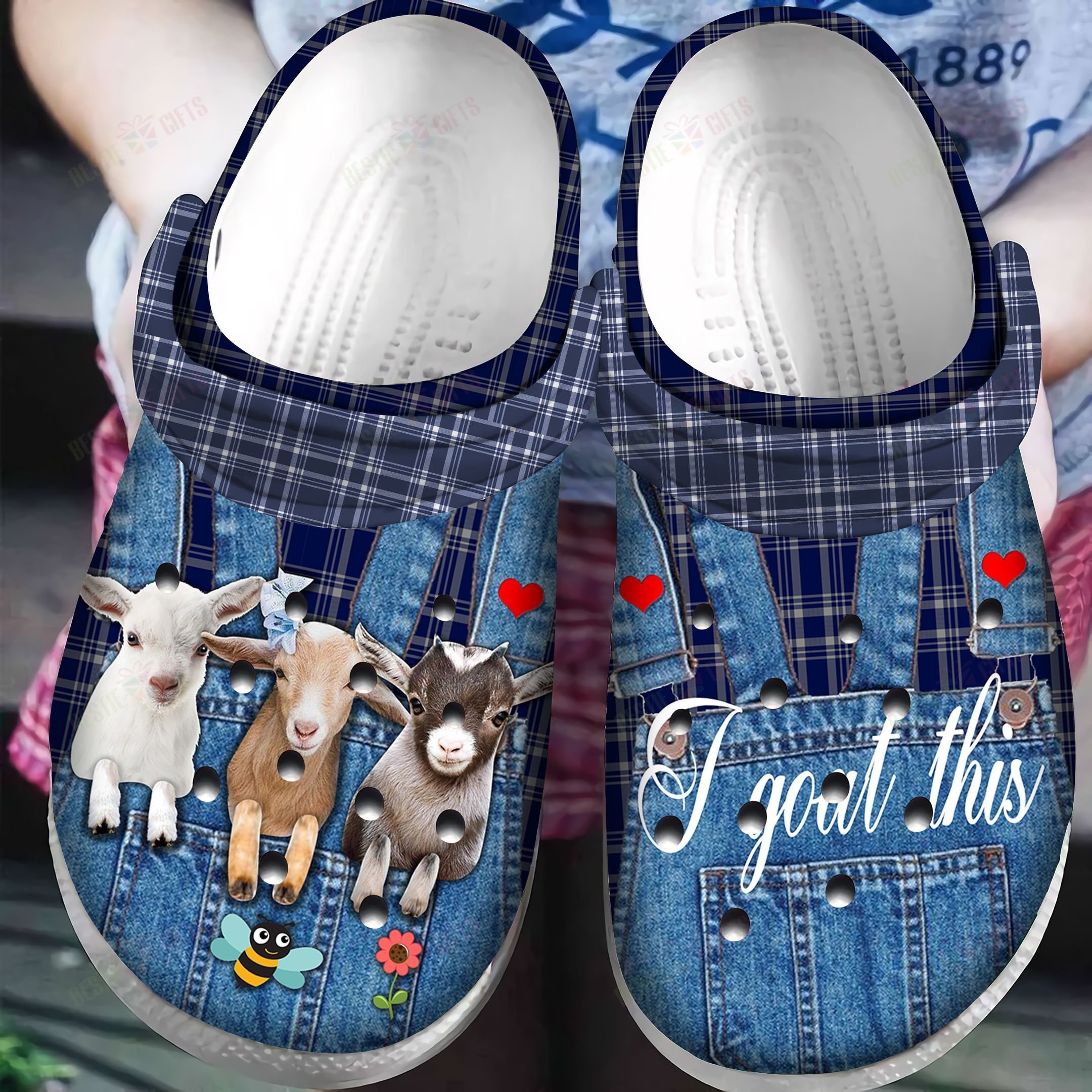 Goat Crocs Classic Clog Whitesole I Goat This Shoes