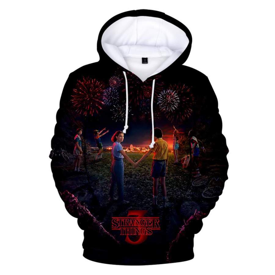 Stranger Things 3d Hoodies Long Sleeve 3D Sweatshirt Top New Hoodies | Shop