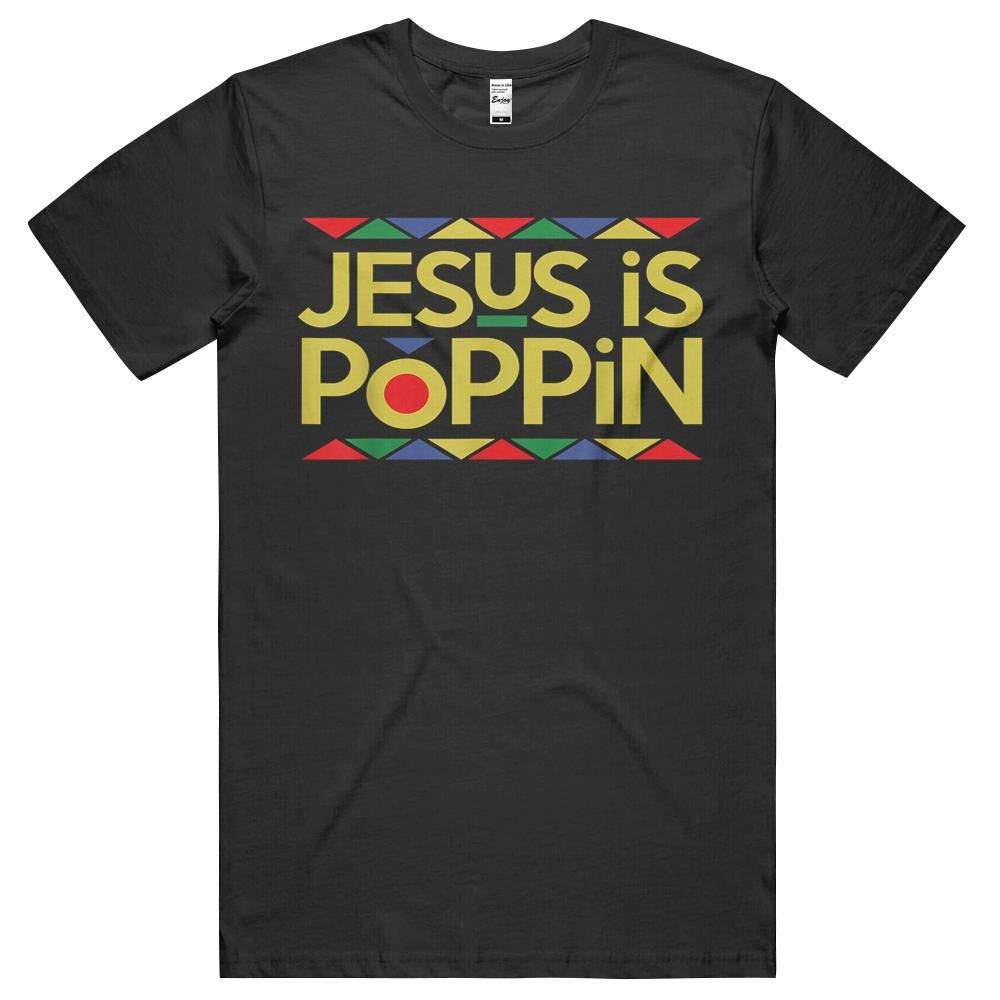 Jesus Is Poppin Printed Shirt – Nederlans Mode