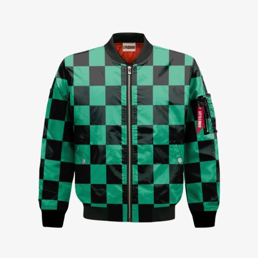 Tanjiro Kamado Pattern 3D Bombor Jacket Custom Demon Slayer Cosplay ...