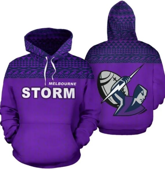 National Rugby League Australia Nrl Melbourne Storm Hoodie Hg – Corethermax