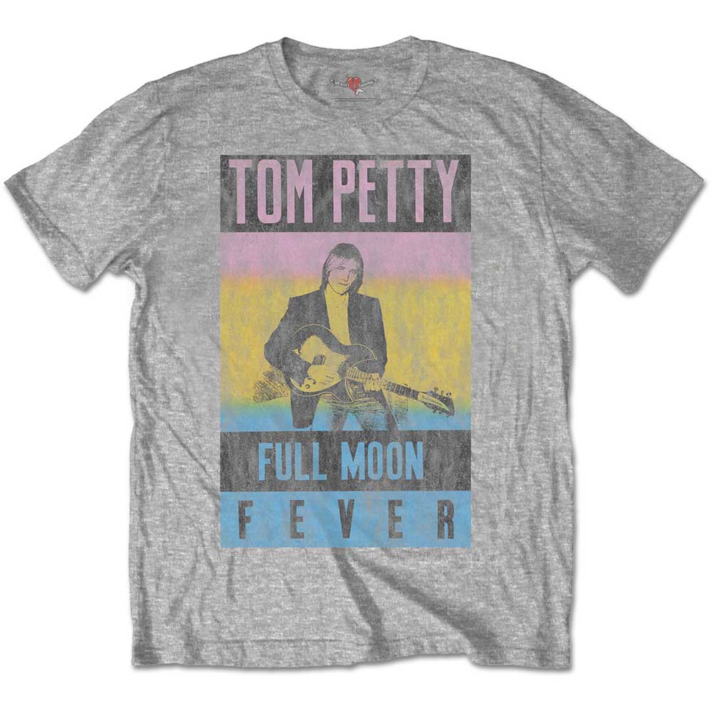 Tom Petty & The Heartbreakers Unisex Tee Full Moon Fever (Soft Hand ...