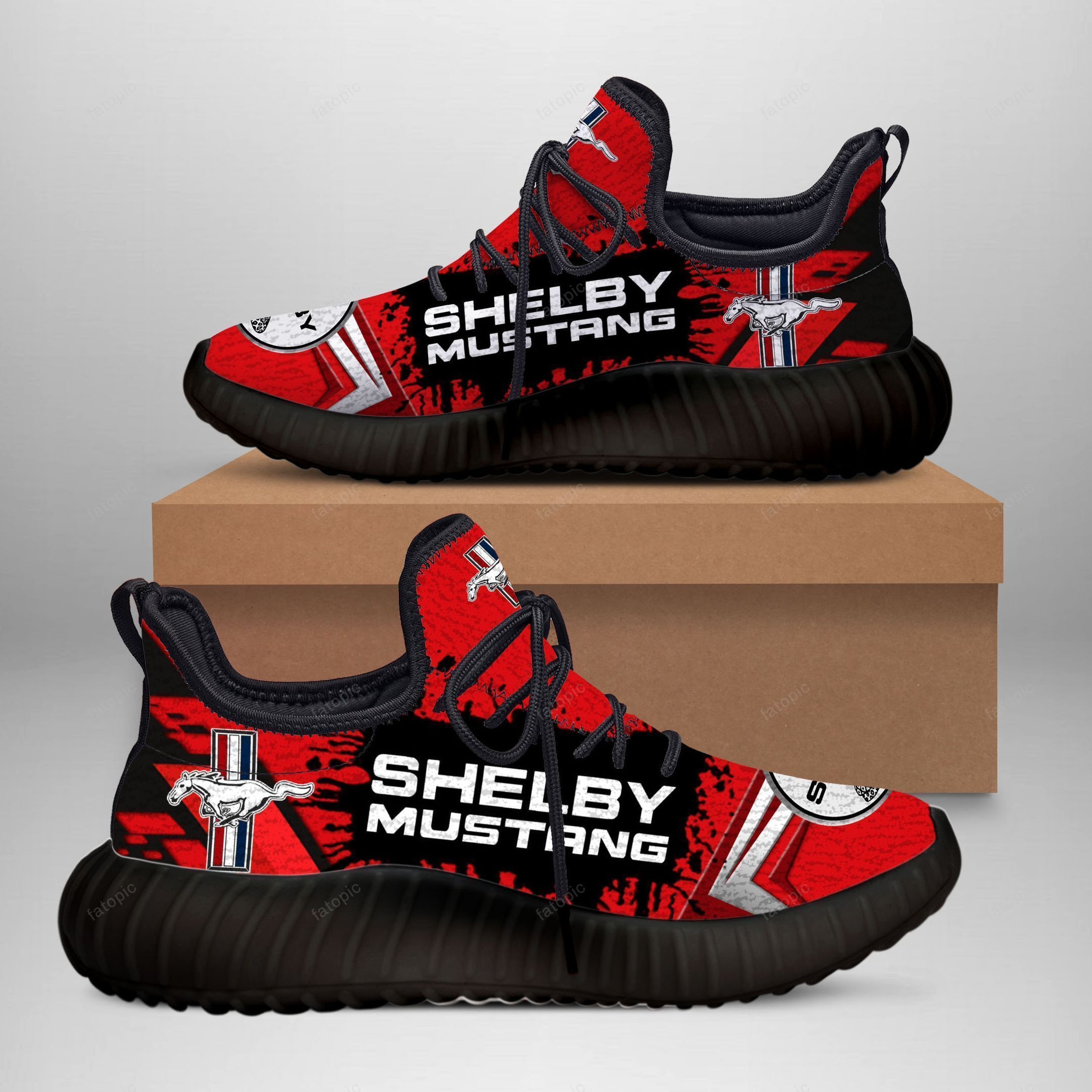 Shelby Mustang Reze Shoes Ver 1 (Red) - FreeClothing Trending