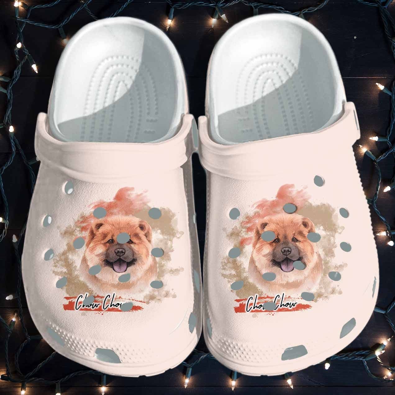 Chou Chou Dog Funny Shoes Crocss Gifts Men Women Mothers Day Grandma ...