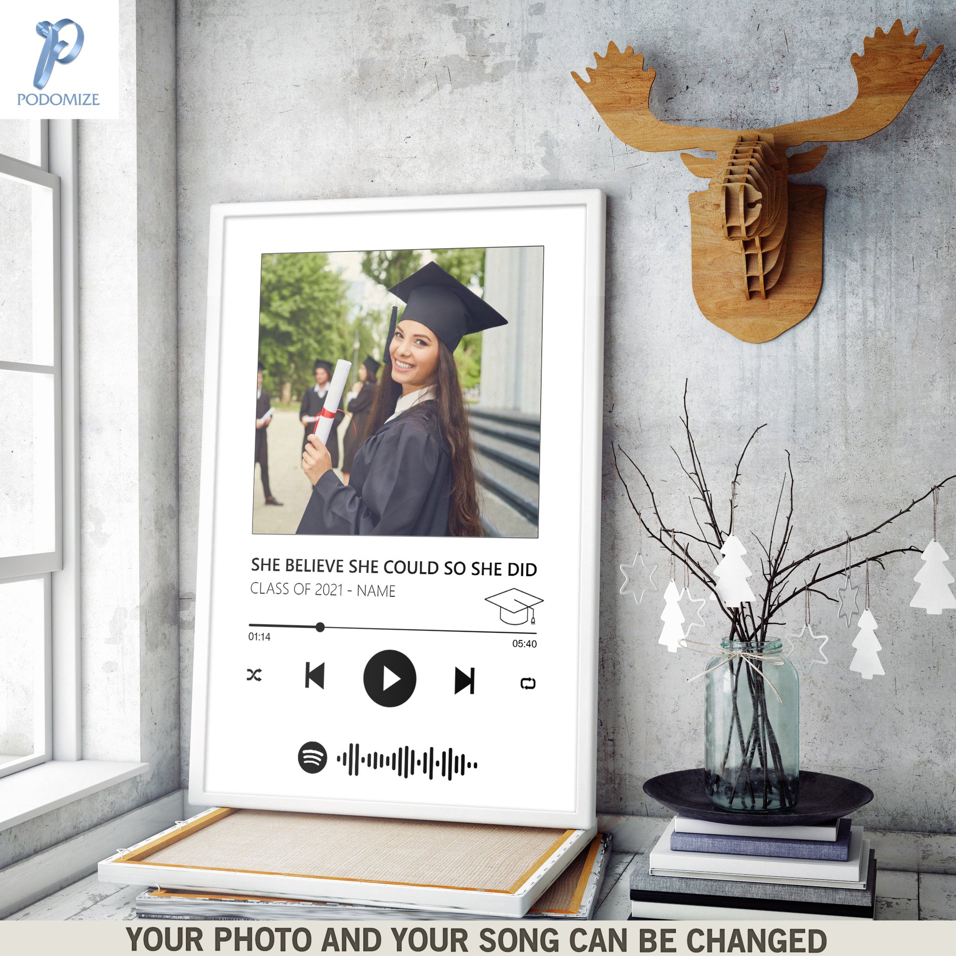 Custom Spotify Class Of 2021 Wall Art Print Poster - Poster Art Design