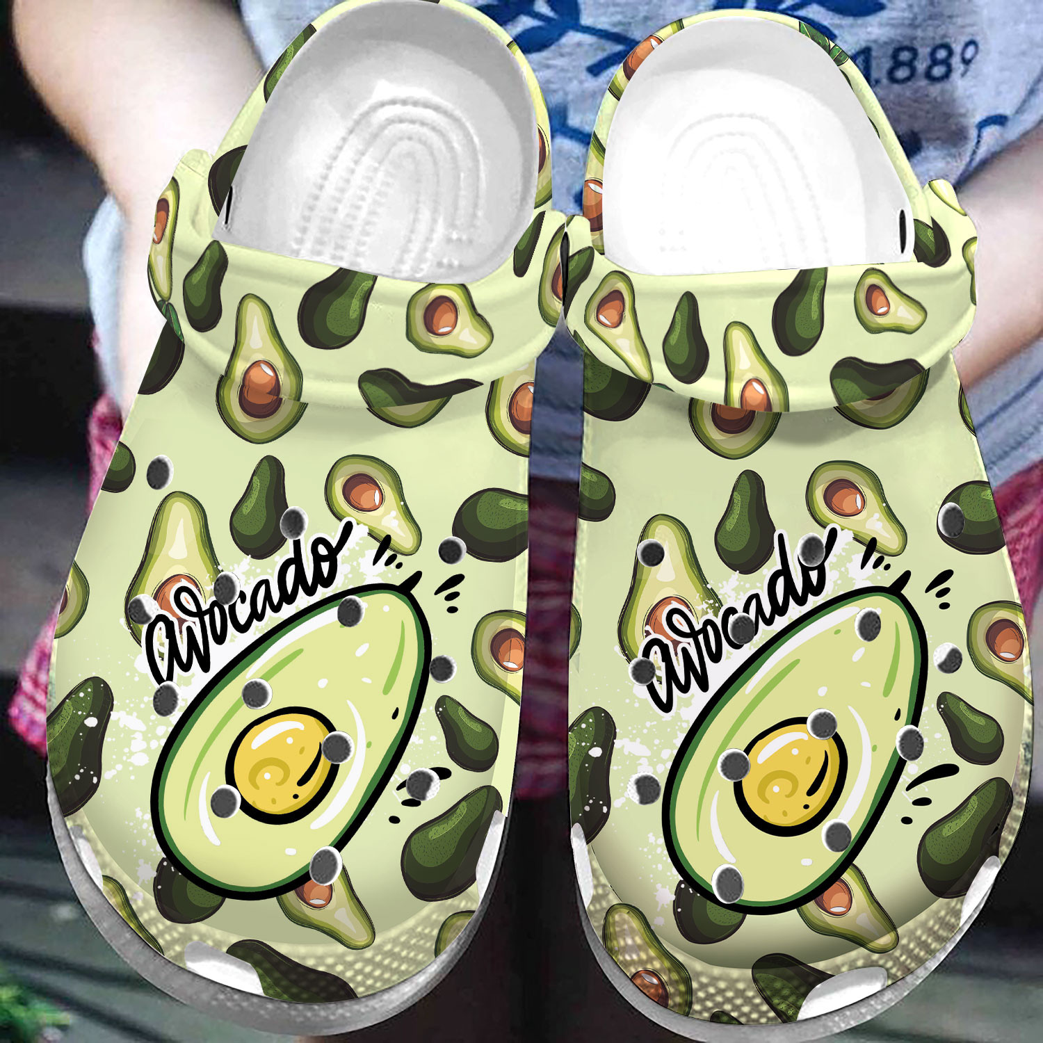 Cute Green Avocado Clogs Shoes – Justbeperfect Fashion Shop