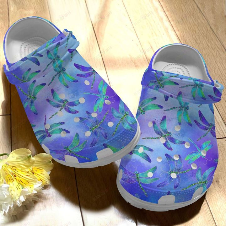 Dragonfly Always Sign Of Peace V2 Crocss Classic Clogs Shoes For Men ...