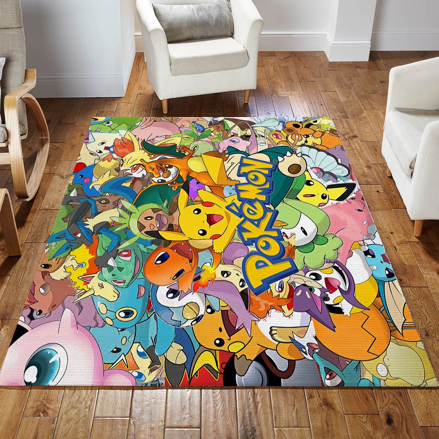 All Pokemon Area Rugs Living Room Carpet FN271125 Christmas Gift Floor ...