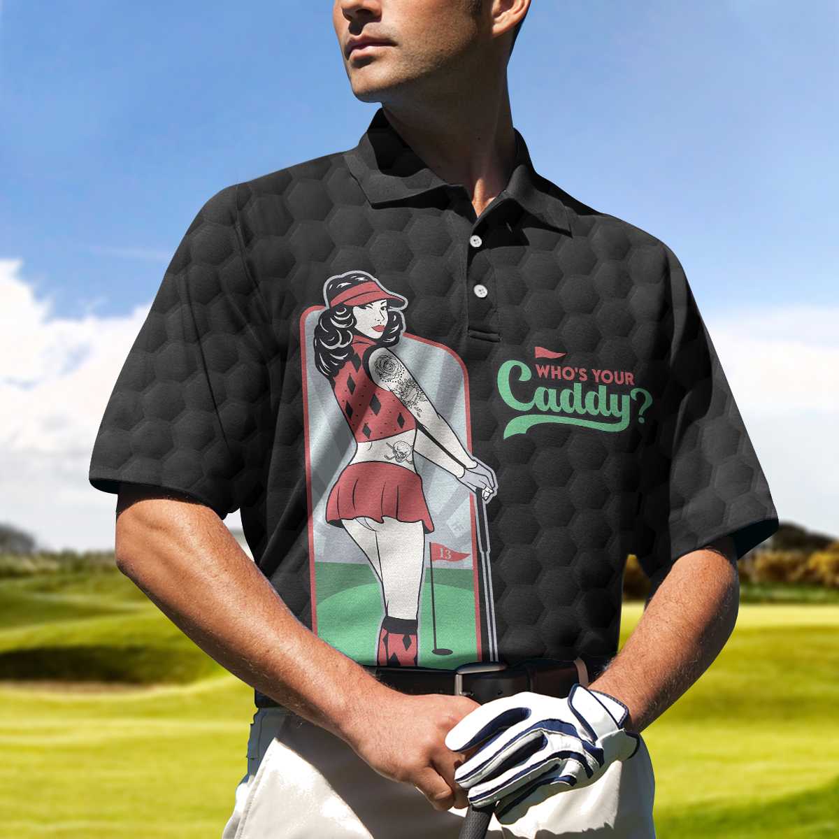 Golf Sexy Vintage Girl Who’S Your Caddy Polo Shirt #V – Andressierra Shop