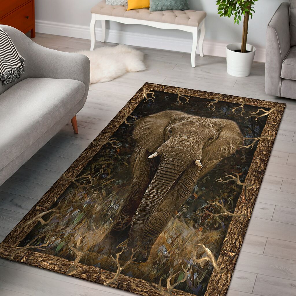 Elephant In The Forest Elephant Rug 0622 – Corethermax