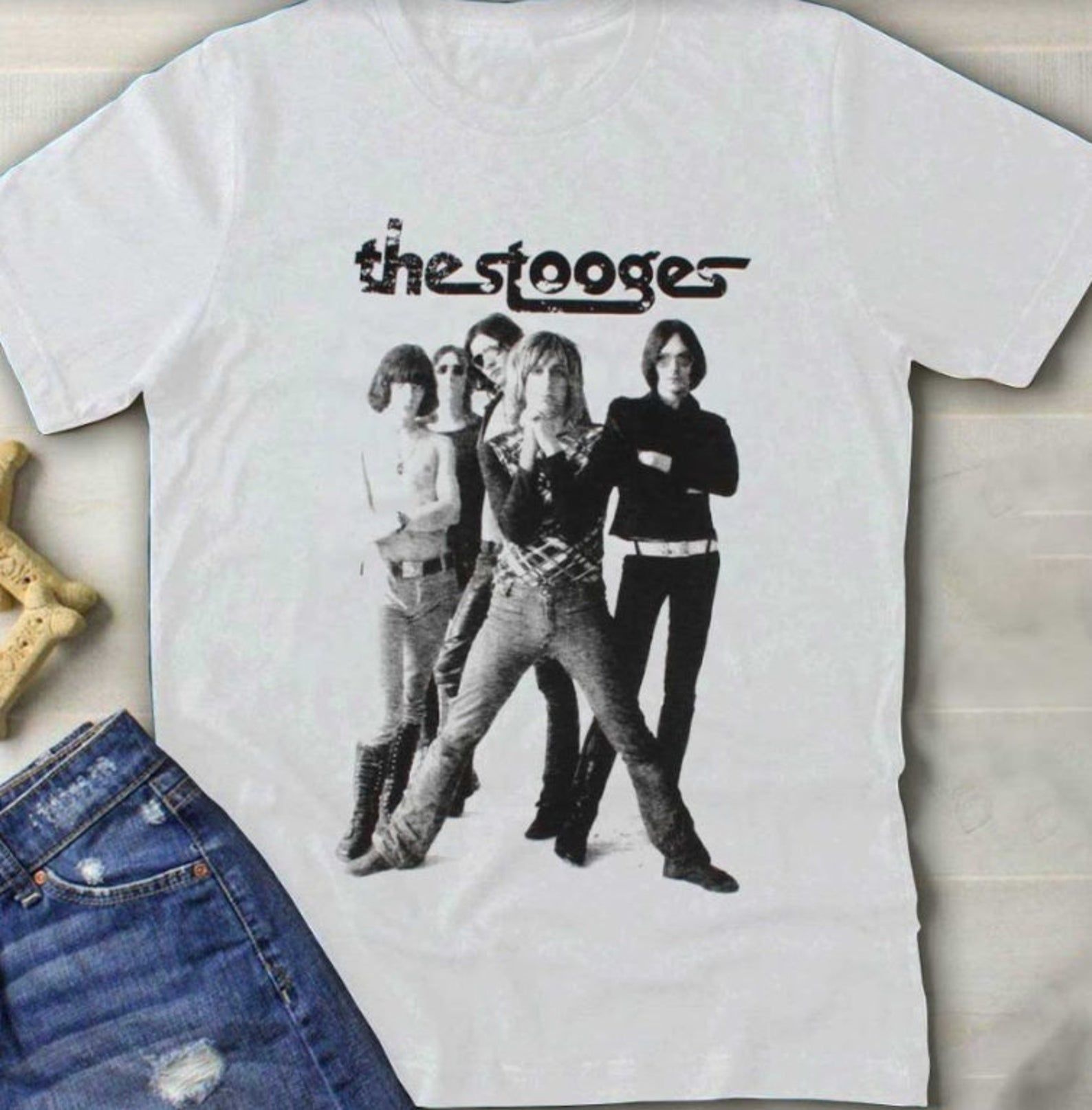 The Stooges Iggy Pop Proto Punk Rock Band Tom Petty Minuteman T Shirt The Stooges Funhouse Raw ...