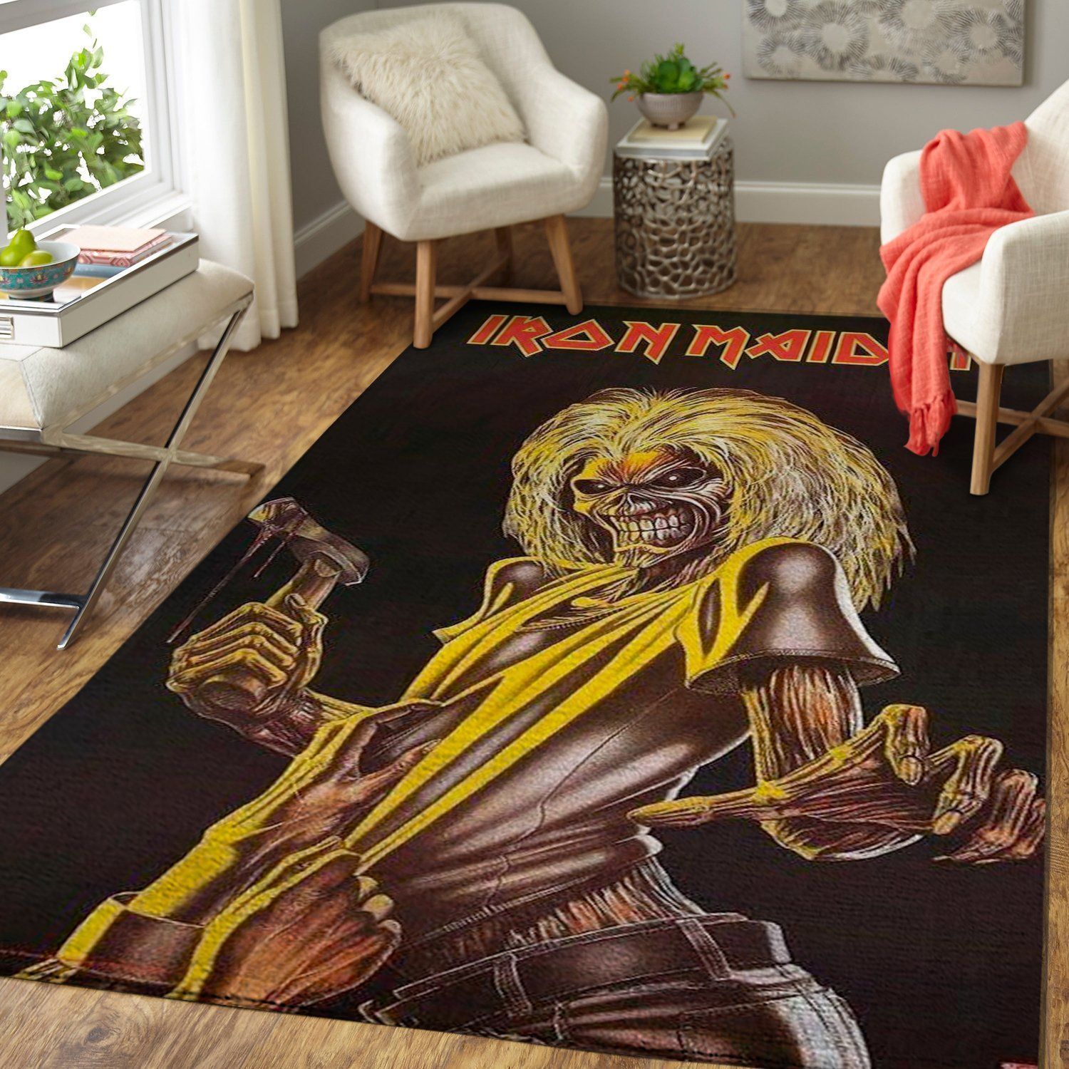 Iron Maiden Area Rug / Music OFD 1910123