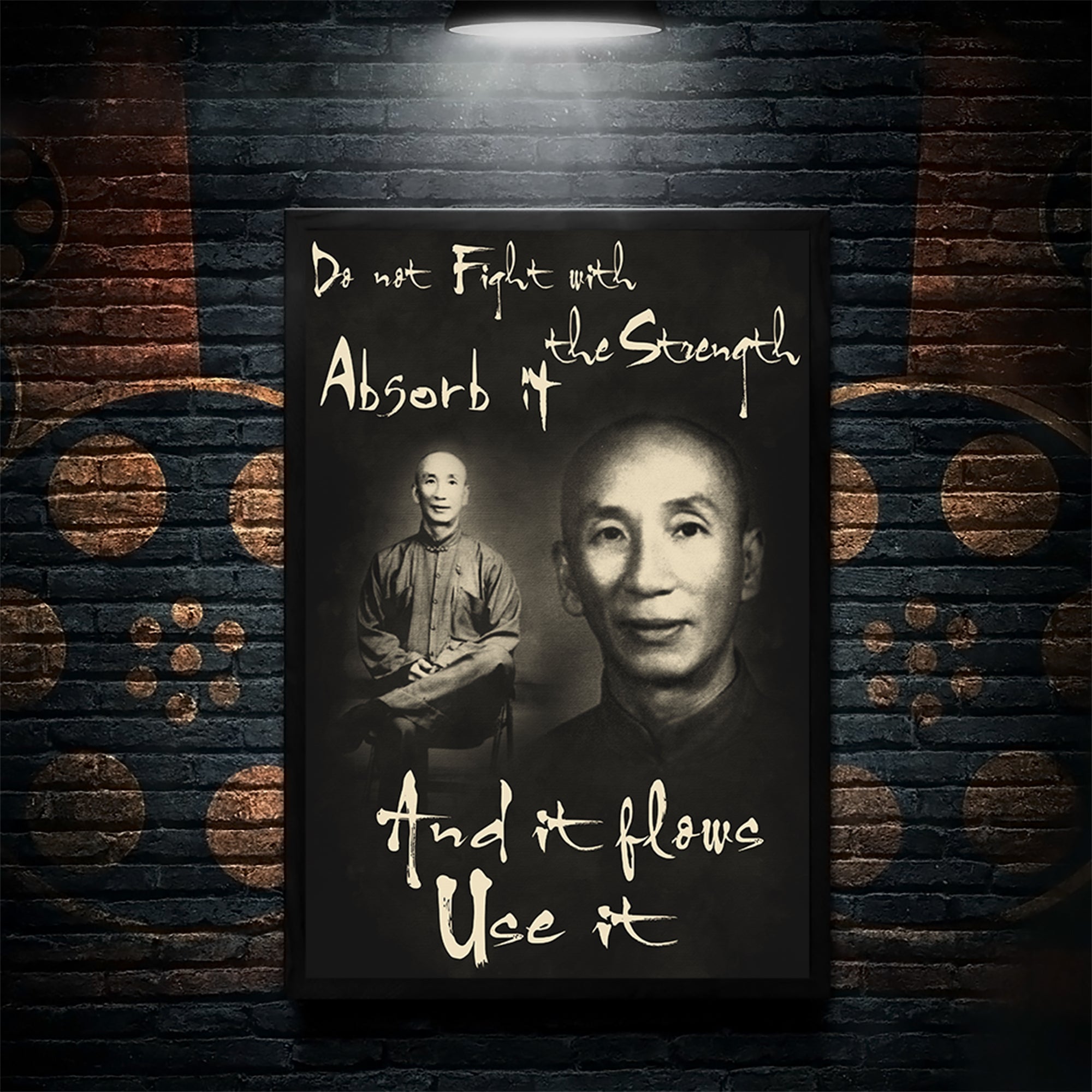 Wc019 – Do Not Fight With The Strength – Ip Man – Wing Chun Poster ...