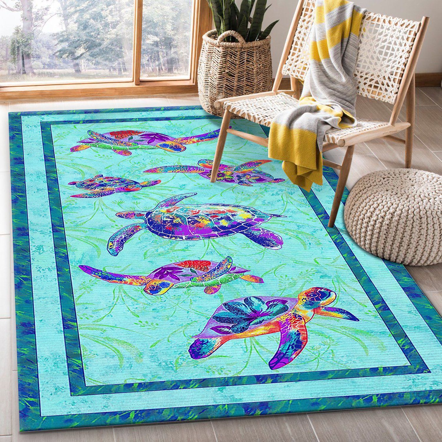 Sea Turtle QN060836M Rug The US Decor