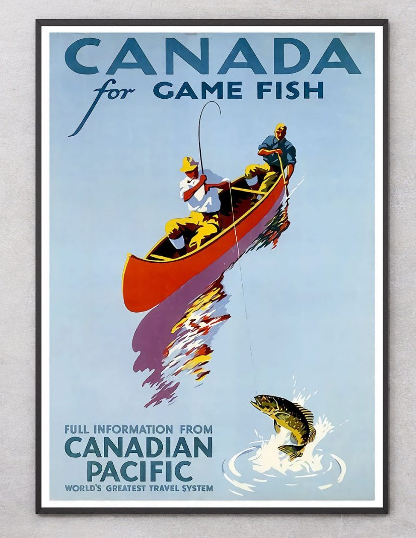 Vintage Travel Posters , Canada Poster, Travel Art, Retro Colors Poster ...
