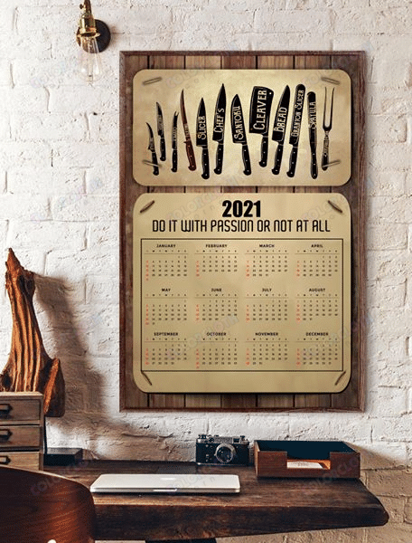 Chef Calendar 2021 Vertical Poster TV304841 - Poster Art Design