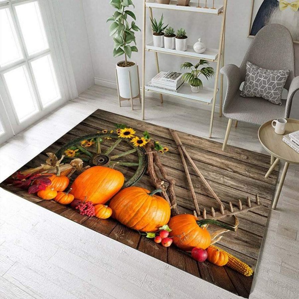 Thanksgiving Fall Pumpkin CLP230971M Rug - FreeClothing Trending